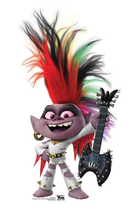 Queen Barb Official Trolls World Tour Mini Kartonnen Knipsel