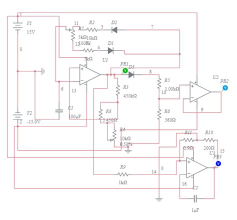 Rechteckgenerator Multisim Live