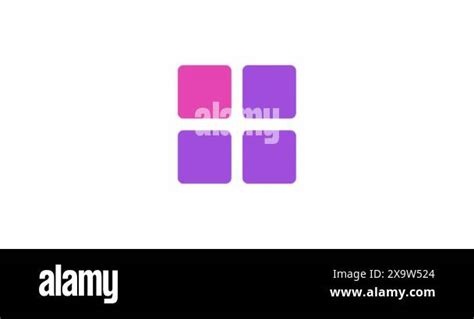 simple loop animated loading icon geometric loader animation with simple rounded squares on