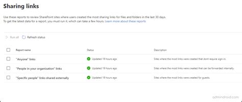 Data Access Governance Reports In Sharepoint Admin Center