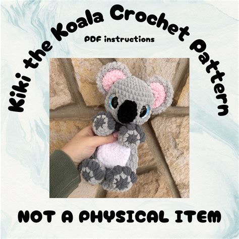 Kiki The Koala Crochet Pattern Not A Physical Item Sweetbriecreations