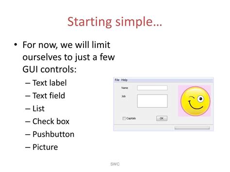 ppt fundamentals of gui programming using netbeans powerpoint