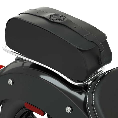 Indian Motorcycle Solo Rack Bag Black 2884113 — Bairs Powersports