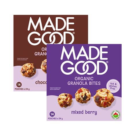 Chocolate Chip And Mixed Berry Granola Minis Variety Pack Organic