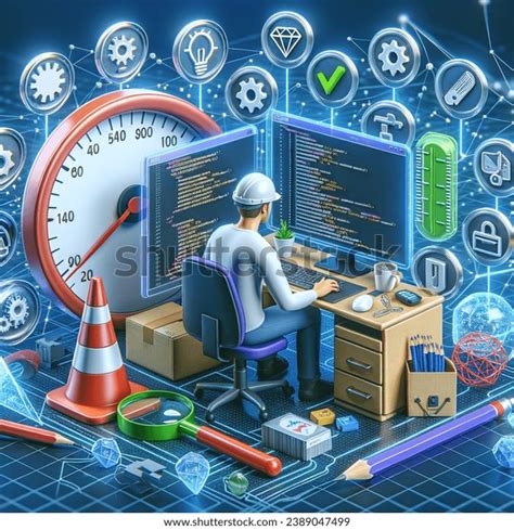 Decoding Software Excellence Complex World 3d Ai Generated Image