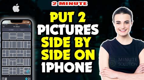 How To Put 2 Pictures Side By Side On Iphone Or Ipad 2025 Youtube