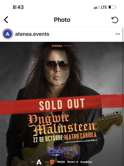 Yngwie Malmsteen On Twitter Sold Out Grab Your Tickets For Other