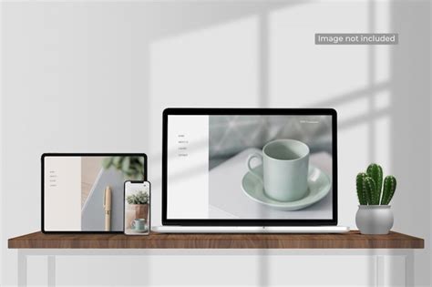 Premium Psd Minimal Multi Device Mockup