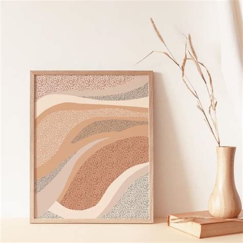 Abstract Geometric Printable Wall Art Digital Print Neutral Etsy
