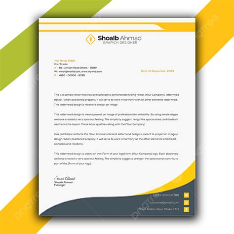 New Latterhead Template Design Template Download On Pngtree