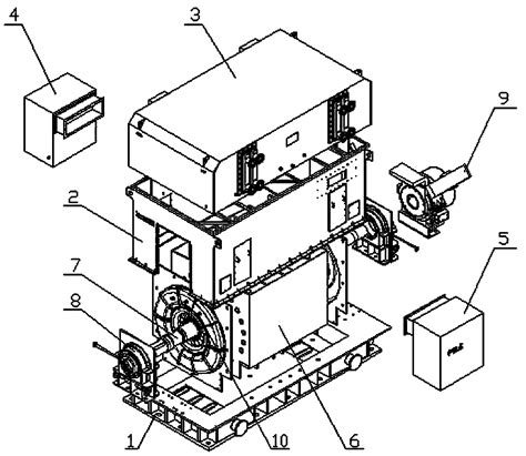 Large Box Type Variable Frequency Variable Speed Synchronous Brushless Excitation Generator