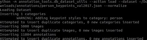 Run ‘annotationtoolsdbdatasetutils Failed Attempted To Insert
