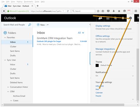 installing office add ins outlook 365 and sugar integration