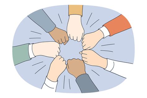 Collaboration Teamwork And Unity Concept Togetherness Young Arm Png