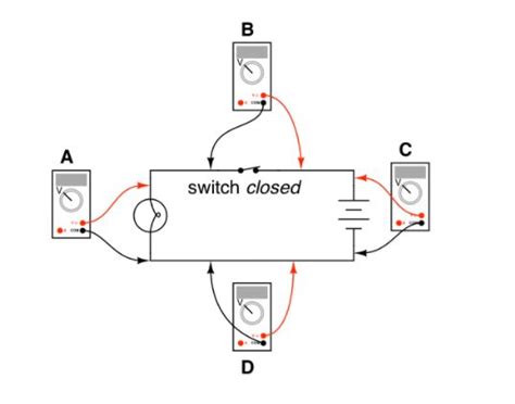 Solved Determine What These Four Voltmeters A B C D