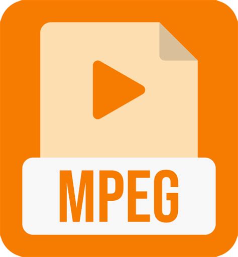 Mpeg Video File Generic Color Fill Icon