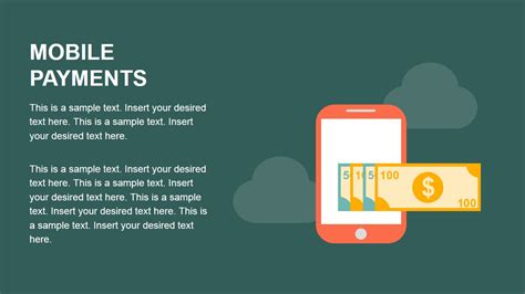 Flat Mobile Payments Powerpoint Slides Slidemodel