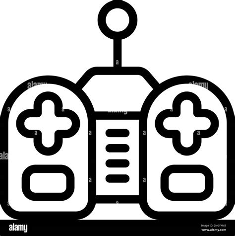 Radio Control Joystick Icon Outline Vector Toy Rc Remote Car Stock Vector Image And Art Alamy