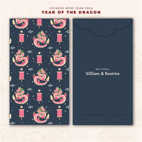 Customised Red Packet Red Wallet Red Envelope Money Pouch Money Packet Angbao Hong Pao Hongbao