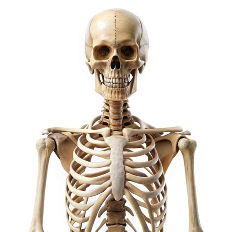 Human Skeleton Medical Context Illustration Printable Anatomy Graphic