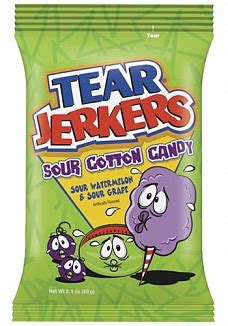 Tear Jerkers Sour Cotton Candy G