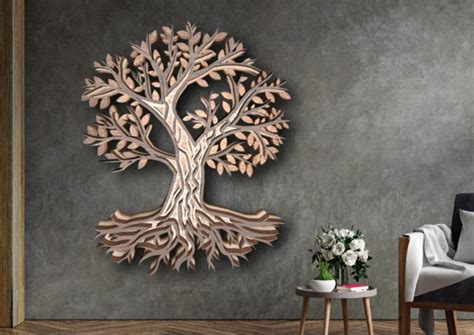 Laser Cut File Tree Of Life Graphic By MandalaBySol Creative Fabrica