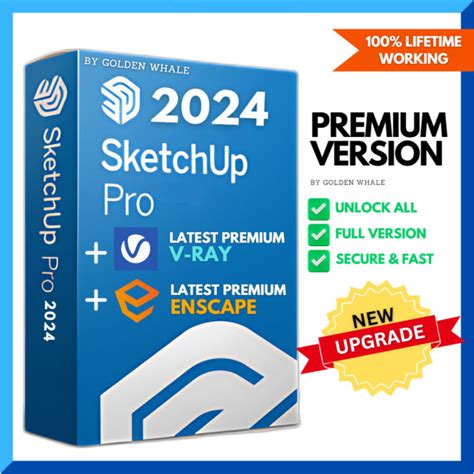 🔥sketchup Pro 2024 𝐔𝐏𝐆𝐀𝐃𝐄 [video] Lifetime Full Package Bundle Vray Enscape Windows Mac