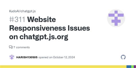 Website Responsiveness Issues On Chatgpt Js Org Issue KudoAI Chatgpt Js GitHub