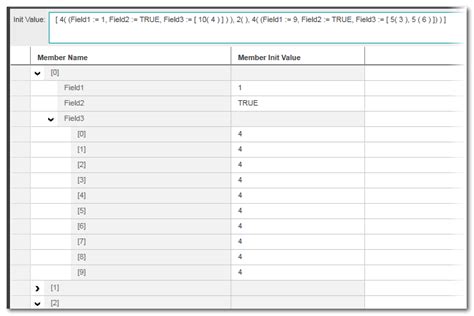 Initializing Arrays And Structs