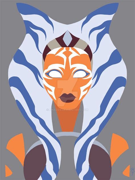 Faces Of Star Wars Ahsoka Adult By Anazen On Deviantart Star Wars