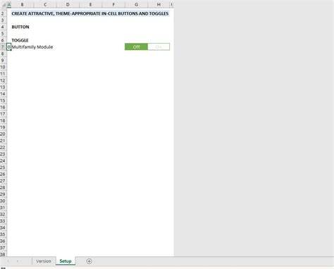 Create Dynamic Buttons And Toggles In Excel Source Files Adventures
