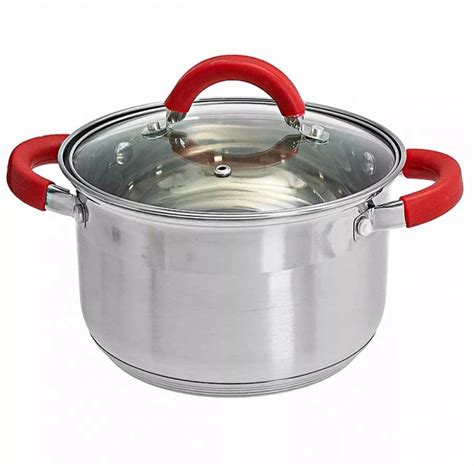 Кастрюля из нержавеющей стали Webber ВЕ 342 2 со стеклянной крышкой 4