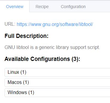 Center Conan Io Website Claims That Libtool Is Only Available For Windows Issue