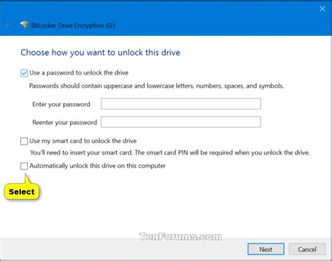 Turn On Or Off Bitlocker For Fixed Data Drives In Windows Tutorials