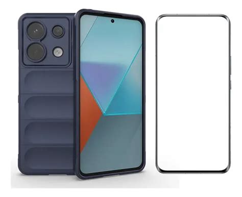 Funda Para Xiaomi Poco X Pro G Caucho Tener Vidrio Membran Meses Sin Inter S