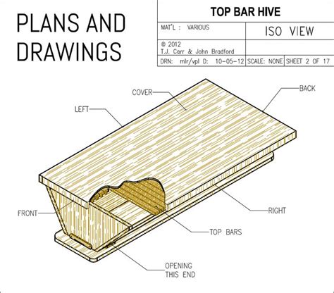 Top Bar Bee Hive Plans From Tj Carr And John Bradford Top Bar Hive