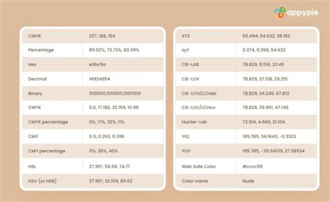 Nude Color A Guide On Meaning Symbolisms Hex Code Of Nude Color