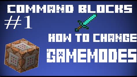 Minecraft How To Change Gamemode In Command Blocks YouTube