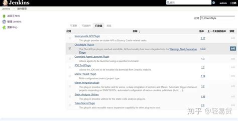 Jenkins部署及代码静态检查工具checkstyle集成 知乎