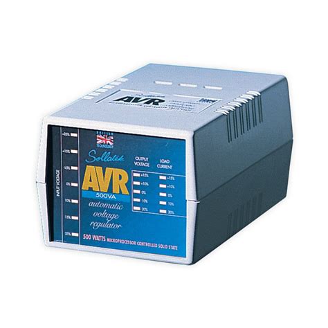 Sollatek Automatic Voltage Regulator Avr 500 Avr02 22 The Blea