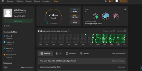Codingjourney Leetcode Dsa Coding Consistencyiskey Dailygoals Vishal Maurya