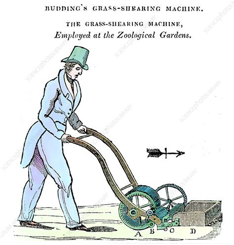 Buddings Grass Shearing Machine C1832 Stock Image C0454515 Science Photo Library