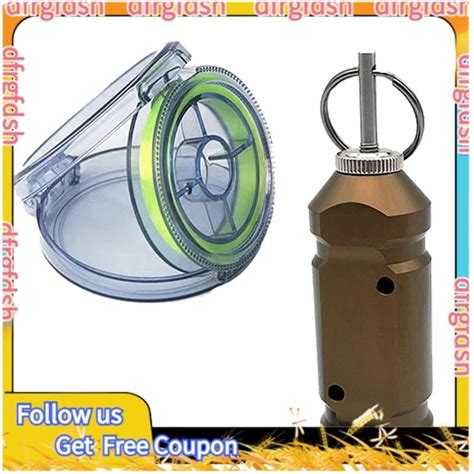 Dandf1 ชุดกลางแจ้ง Camping Alarm Trigger อุปกรณ์ลวด Trip Wire Trigger Permeter Trip Alarm 360o