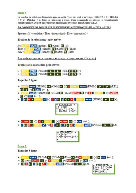 Programmationseconddegrecasiograph25 Calameo Downloader