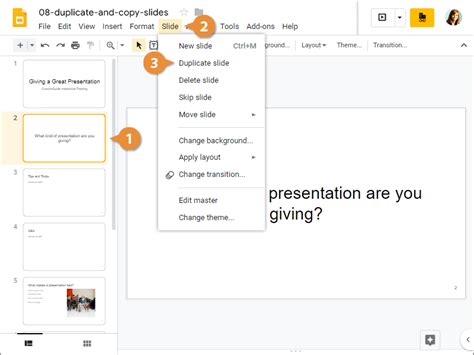 Duplicate And Copy Slides CustomGuide