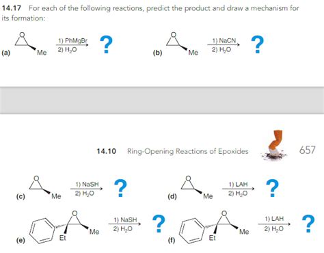 solved for each of the following reactions predict the