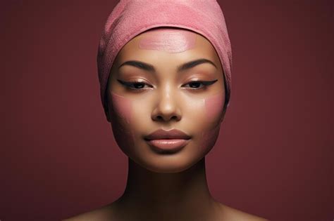 Premium Ai Image An Asian Woman Doing Facial