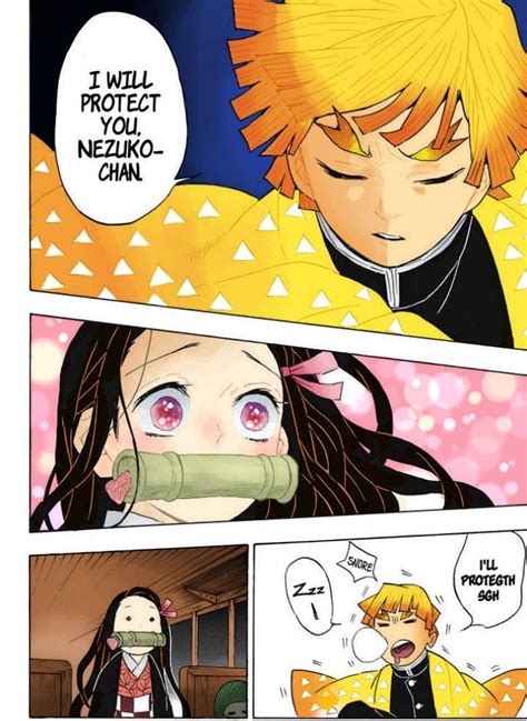 Nezuko E Zenitsu Manga Anime Art