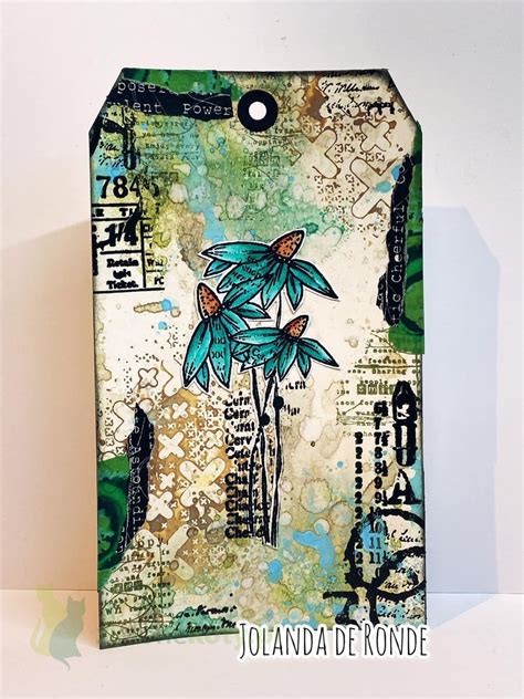 Stemple Akrylowe Aall And Create A6 Elemental Notes Mix Media Tło Artysta