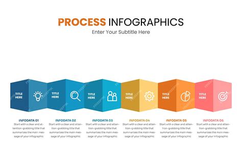 Premium Vector Business Data Visualization 6 Step Process Chart Abstract Elements Of Graph